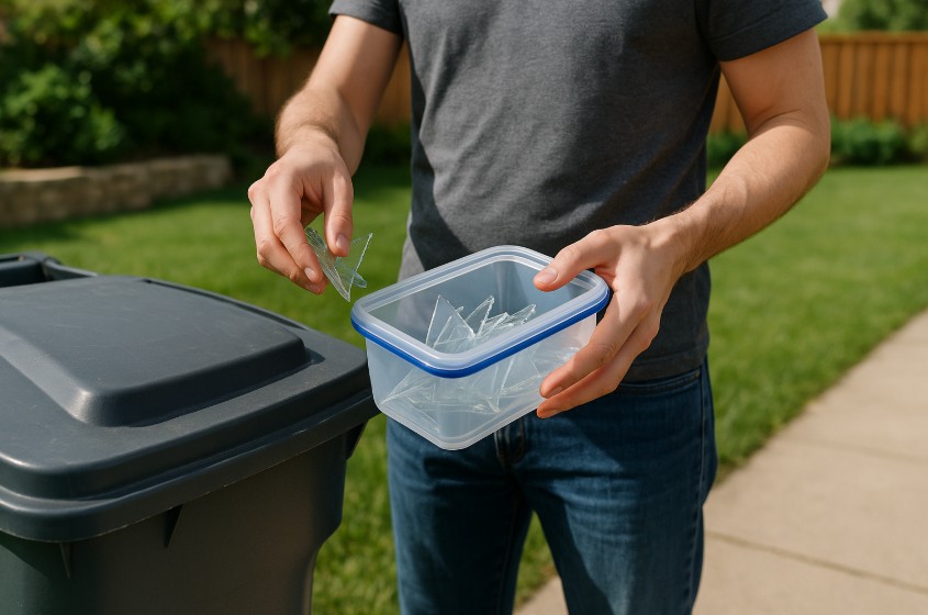 How to Dispose of Broken Glass the Right Way?