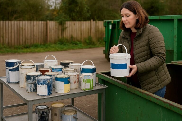 How to Dispose of Paint Cans in the UK?