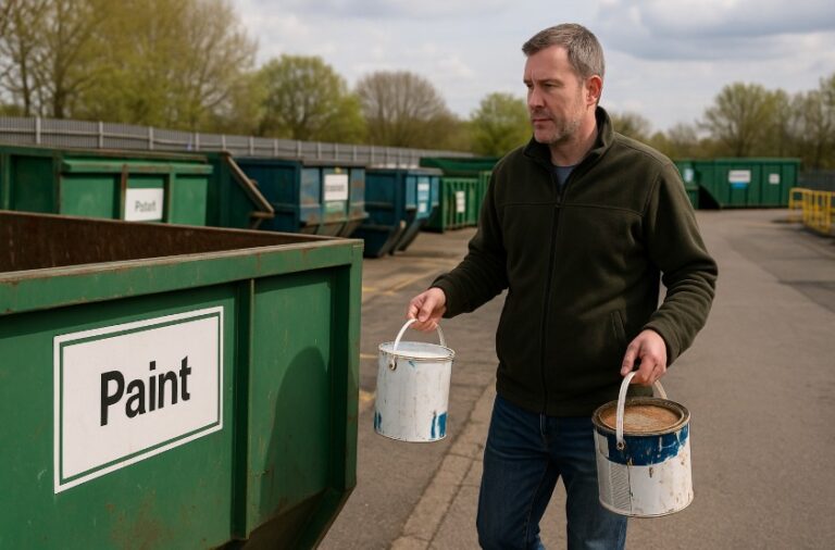 How to Dispose of Paint Cans in the UK?